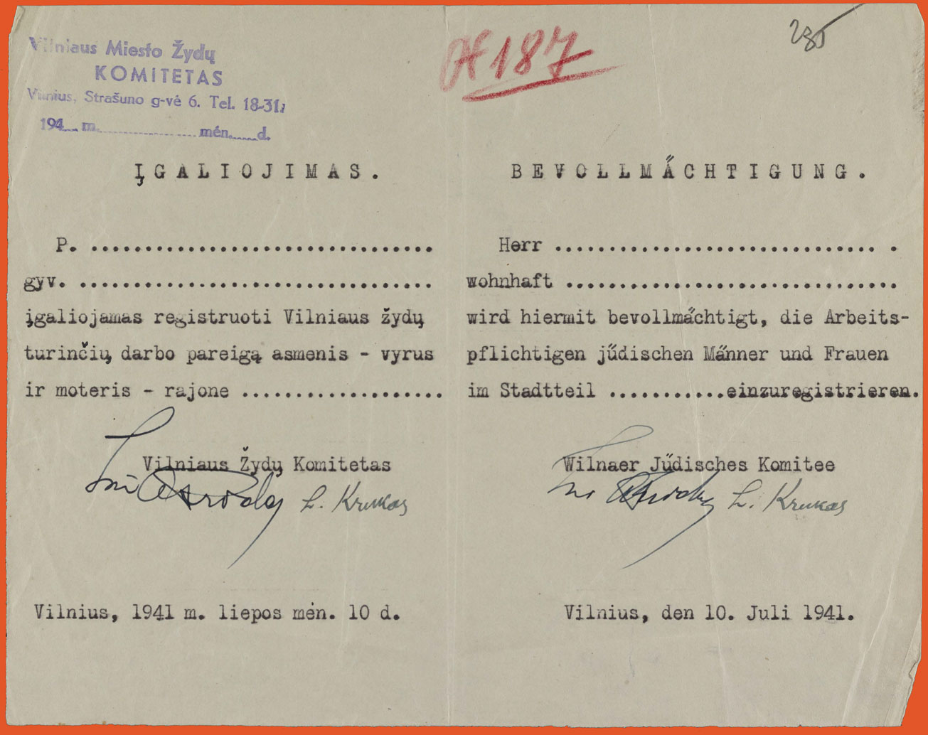 The War Begins – YIVO Bruce and Francesca Cernia Slovin Online Museum